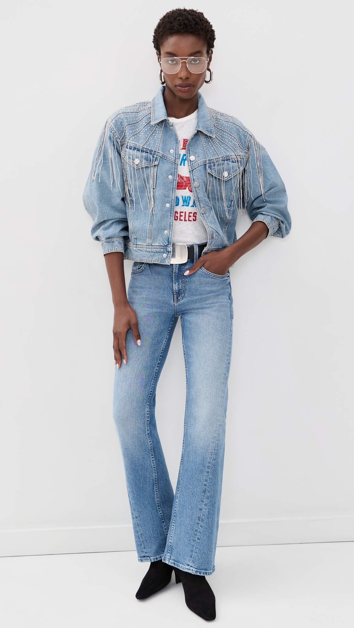 MOTHER MOTHER The Fly Away Denim Jacket